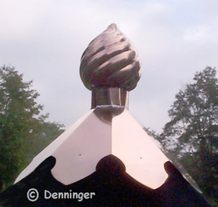 Denninger Roof Finials - Swirl Finial